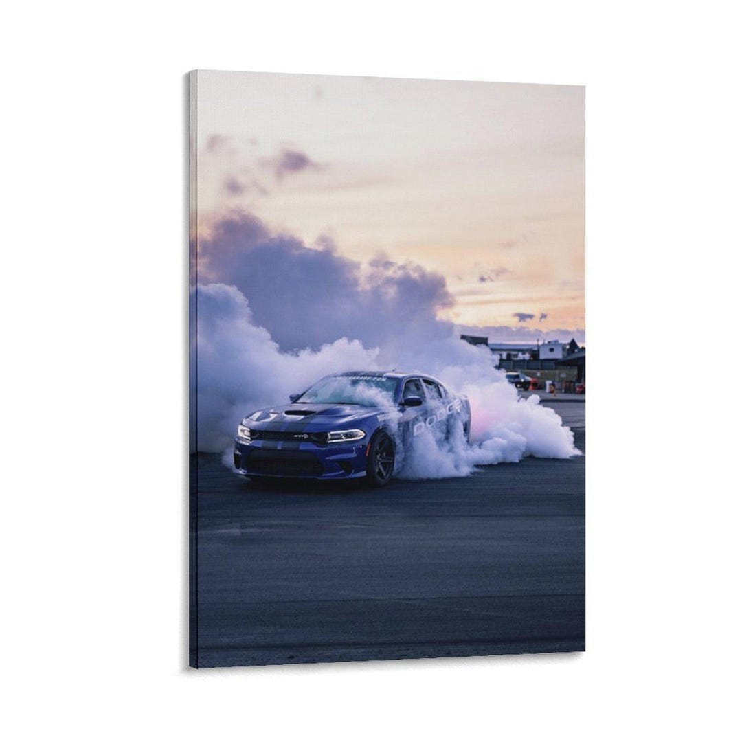 JDM Car Track Poster Wall Art Picture Painting Poster Canvas Print ...