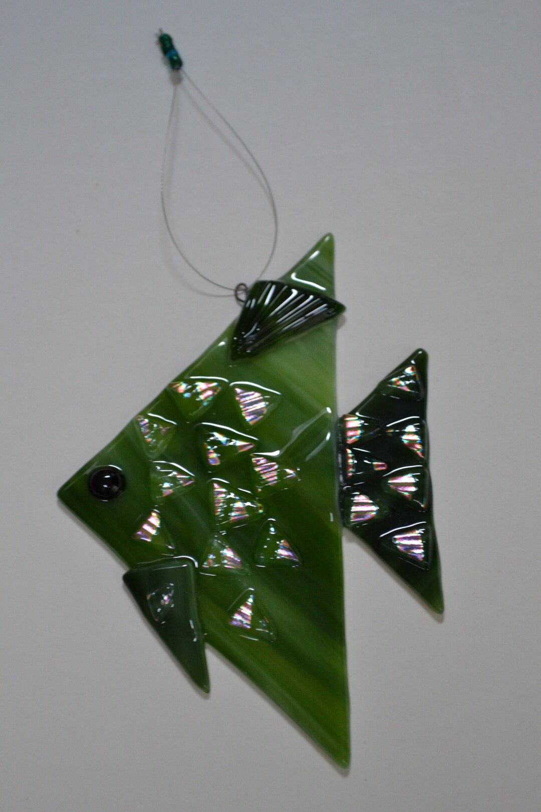 Green Rainbow Fish Suncatcher - Etsy
