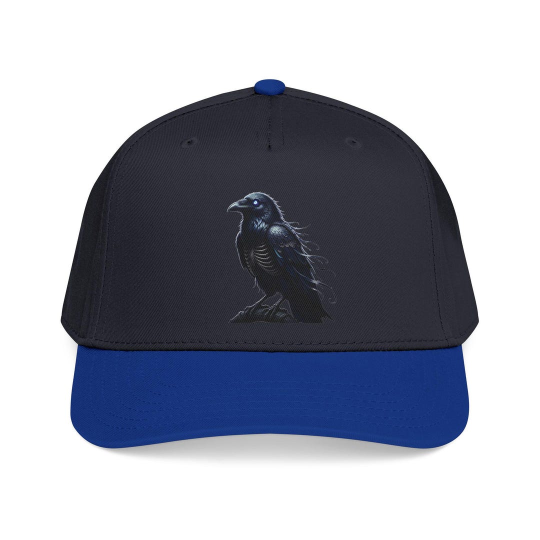 Raven Graphic Mid-profile Cap • ANIMA OSSIS • Origin Flesh | N0107 - Etsy
