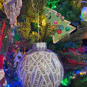 Funny Ornament not My Pants. - Etsy