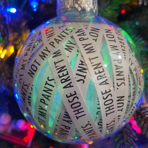 Funny Ornament not My Pants. - Etsy