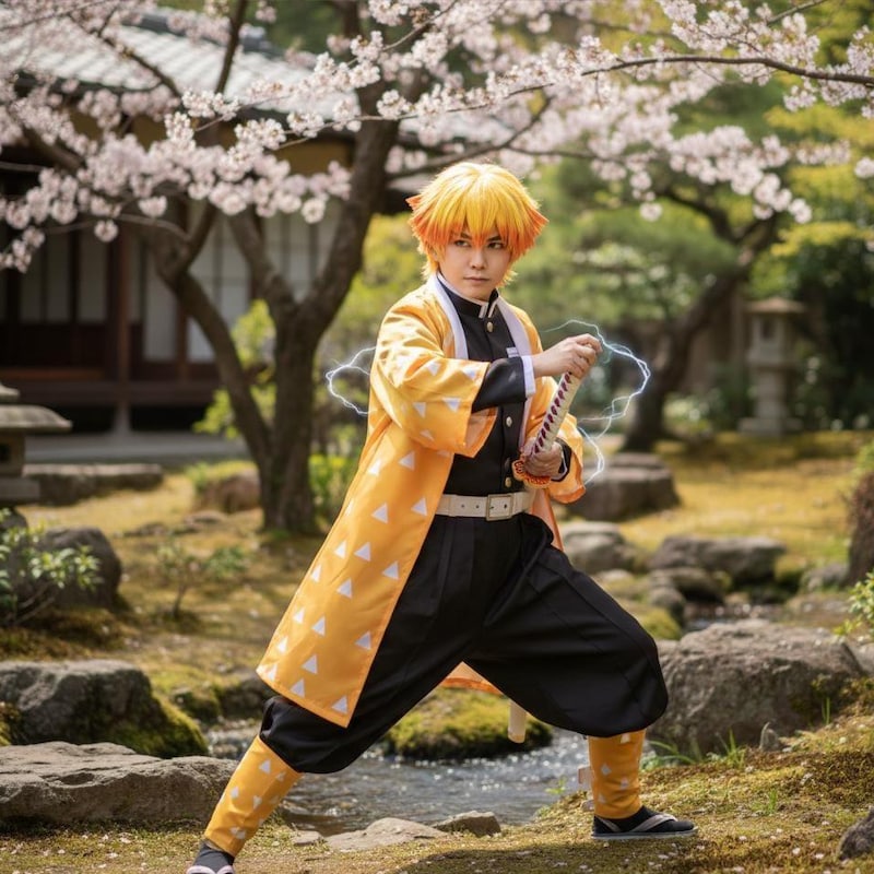 Zenitsu Costume - Etsy UK