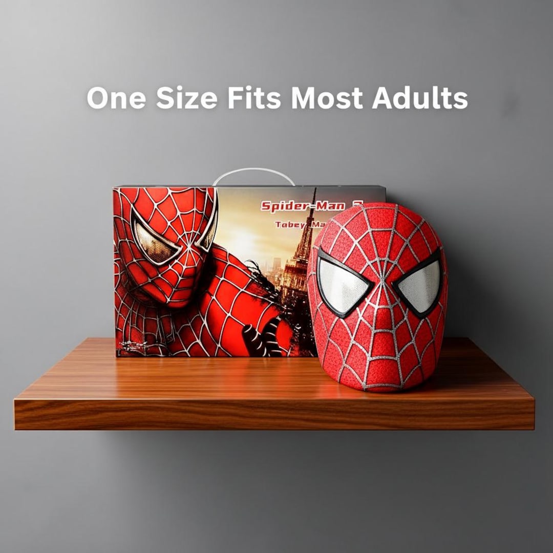 Spider-man Tobey Maguire Mask | Red Classic & Black Symbiote Variants ...