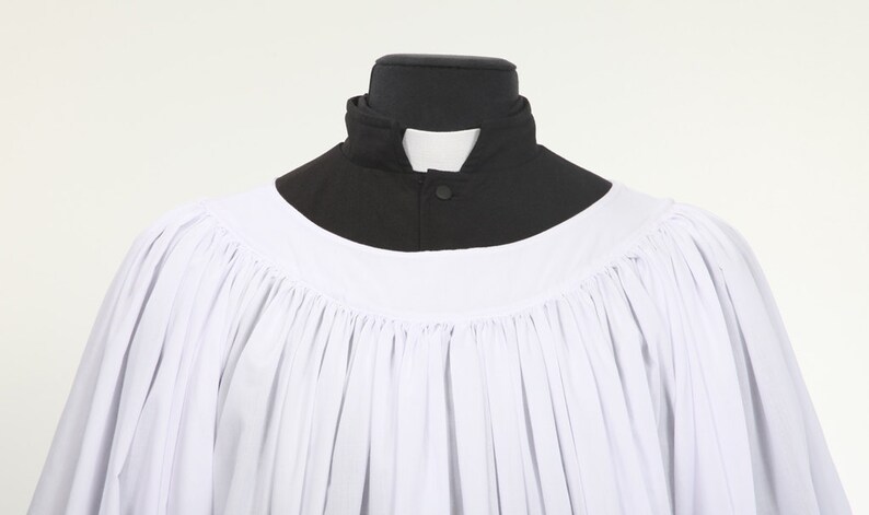 Clergy Surplice Historically German Design, BROADCLOTH, Liturgical ...