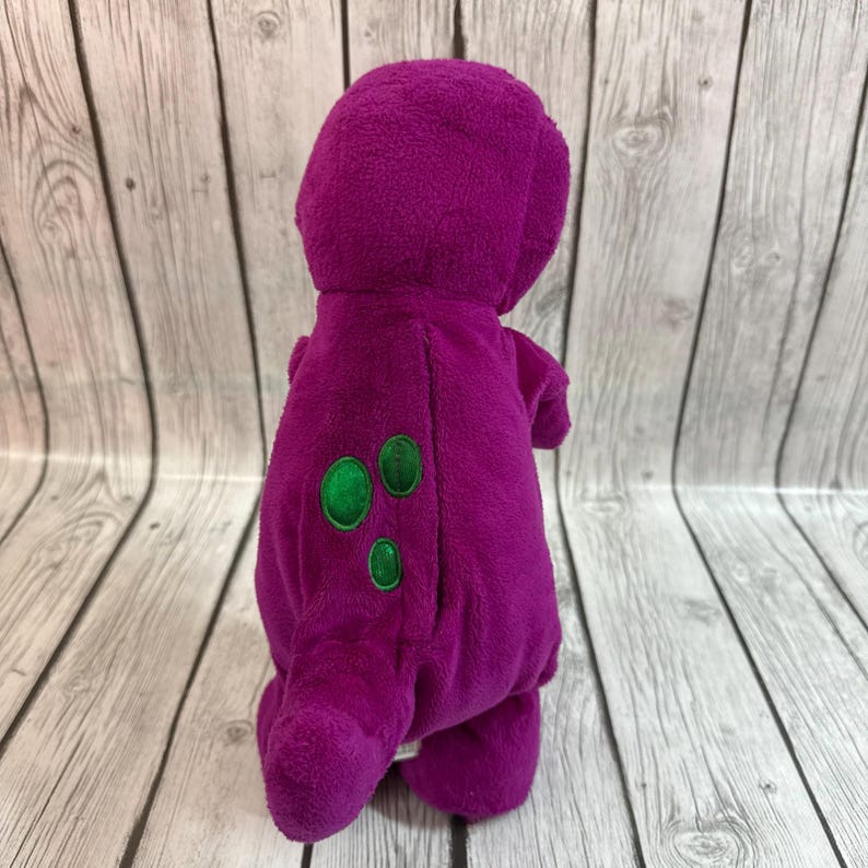 Vintage 2002 Dino Dance Barney Plush Fisher-price Talking Toy Working ...