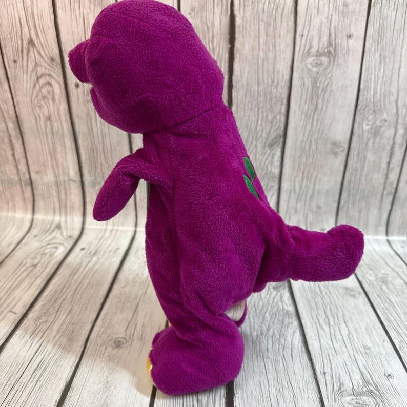 Vintage 2002 Dino Dance Barney Plush Fisher-price Talking Toy Working ...