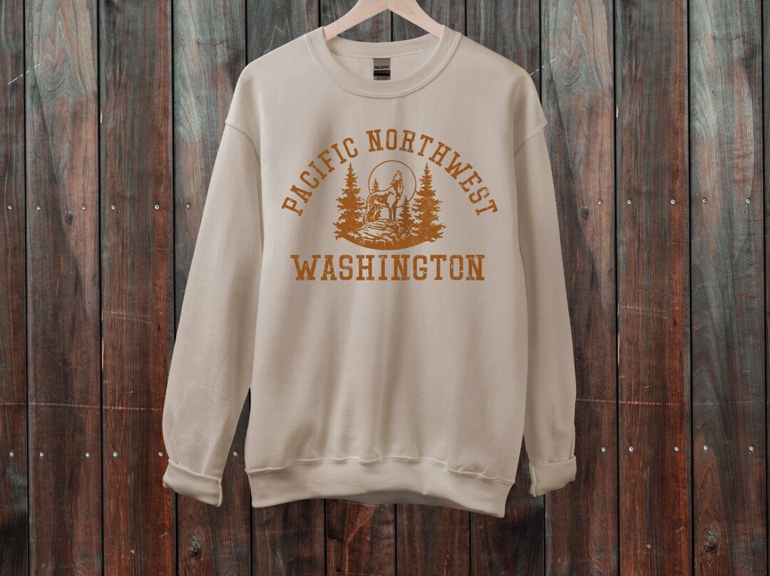Washington Sweatshirt Pacific Northwest Sweatshirt State - Etsy