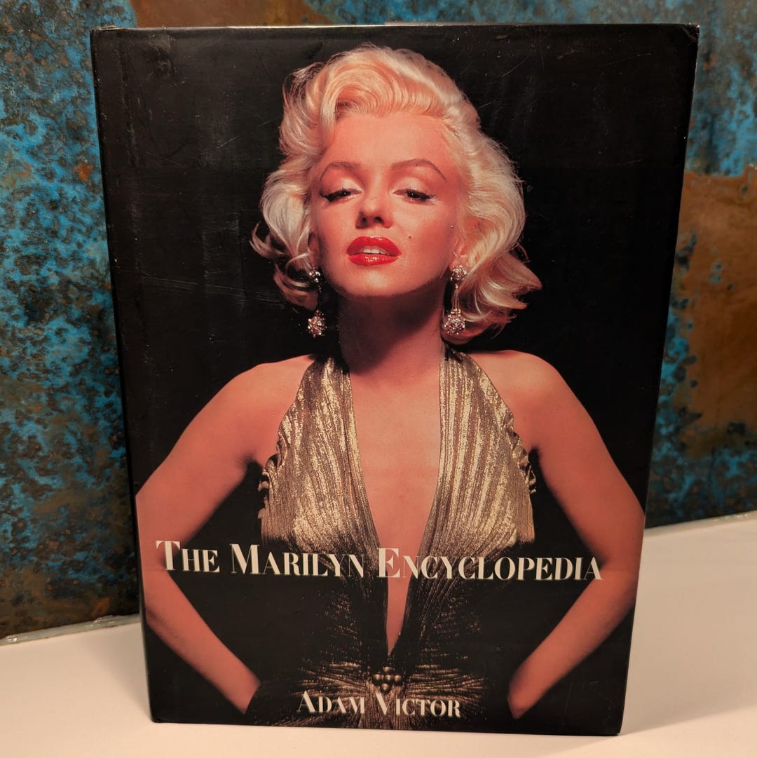 Marilyn Monroe Encyclopedia Coffee Table Book 1999 by Adam Victor ...