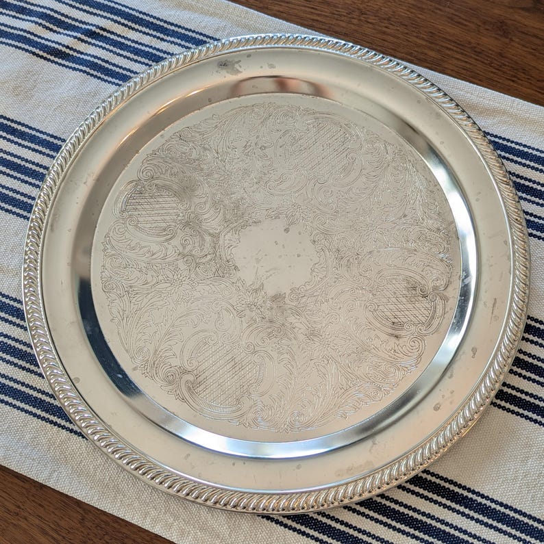 Assorted Vintage Antique Wedding Silver-plated Trays | WMF | FB Rogers ...