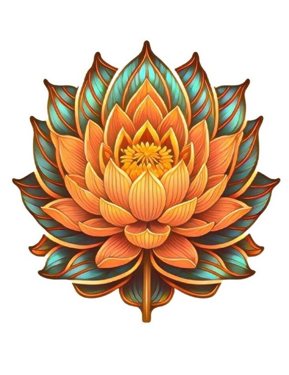 Sacred Geometry Lotus Flower