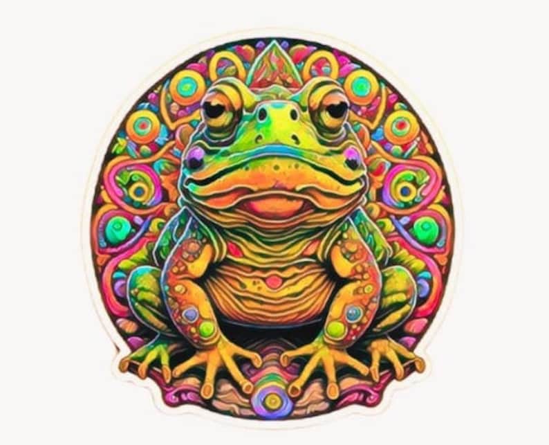 5MEO DMT BUFO Alvarius Cane TOAD Die-cut High Quality Waterproof ...