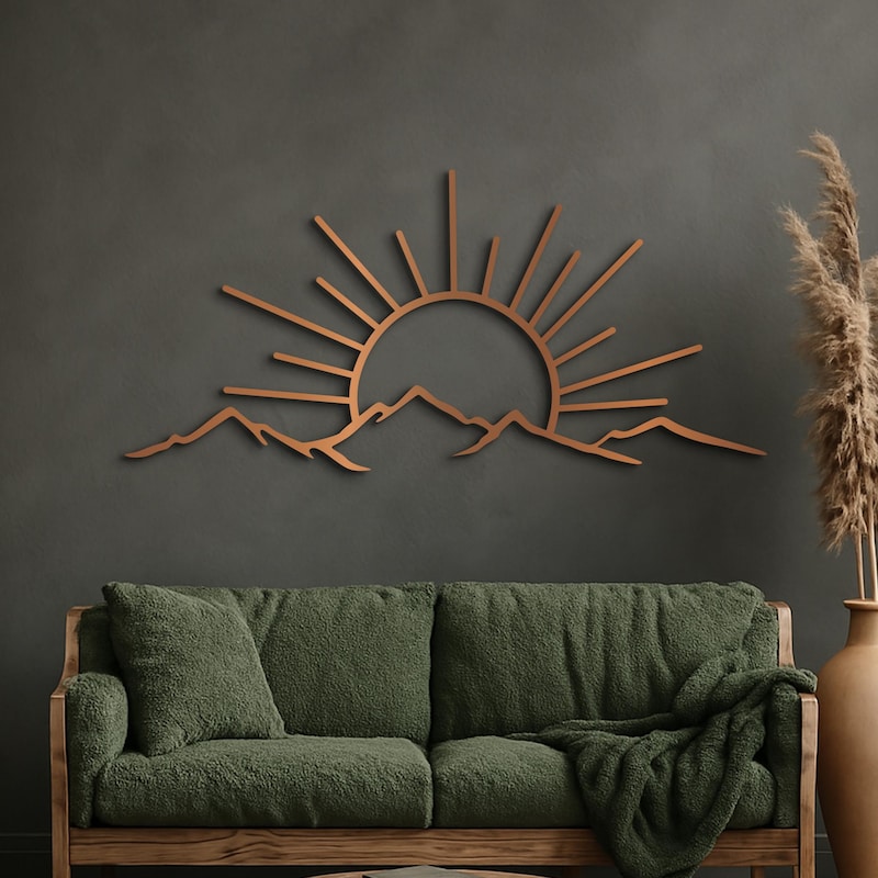 Nature Metal Line Art - Etsy