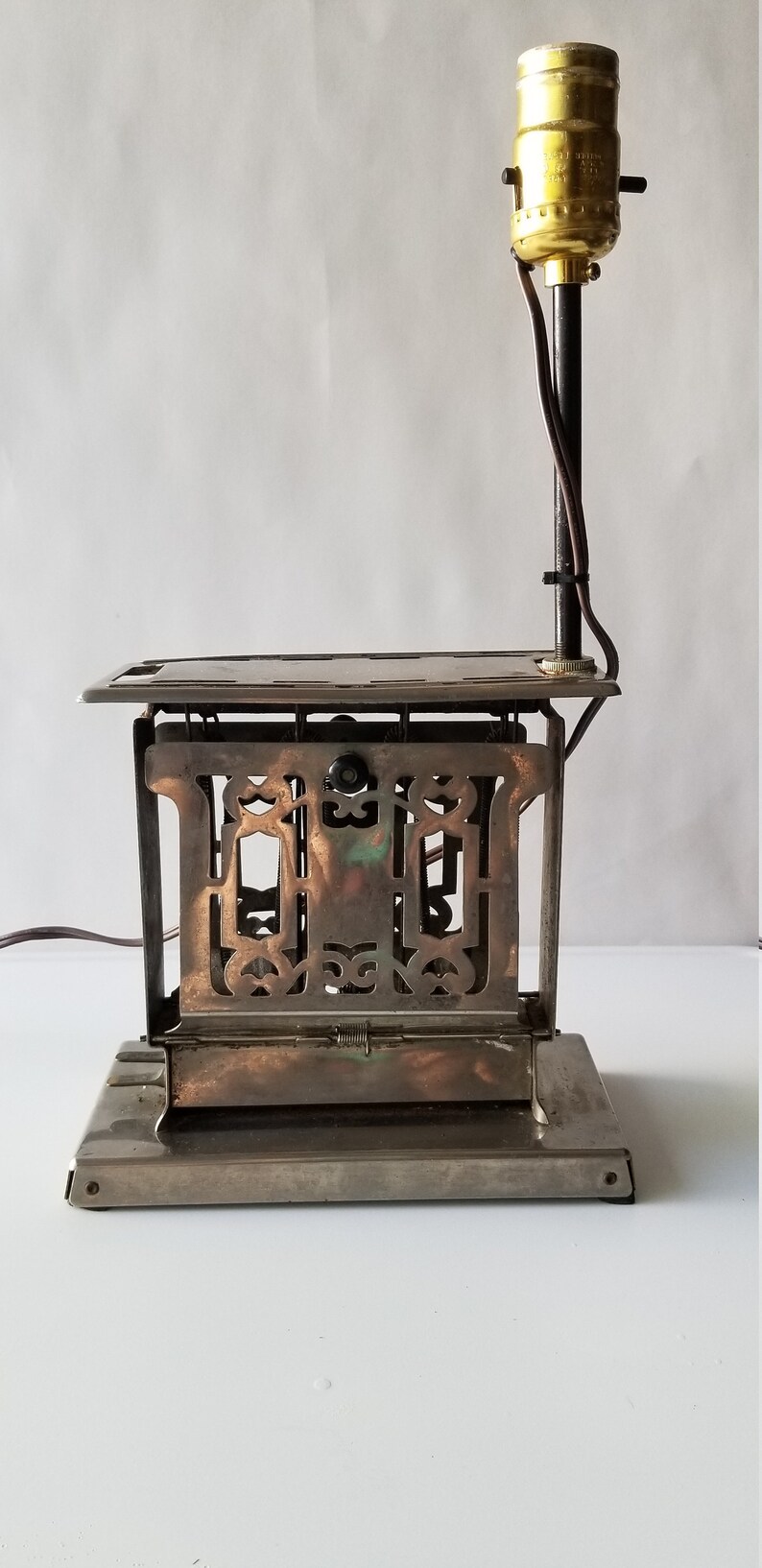Vintage Victorian Toaster Lamp - Etsy