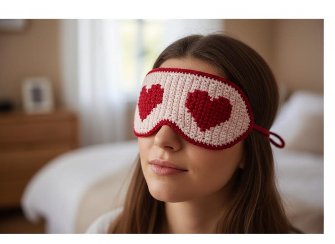 Crochet Sleep Mask Pattern - Etsy