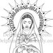 Catholic Coloring Page - Seven Sorrows of Mary - Mater Dolorosa ...