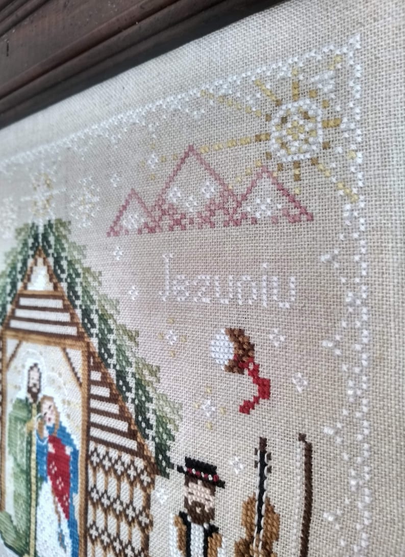 Polish Folk Nativity Cross Stitch Pattern, Catholic Cross Stitch PDF - Etsy
