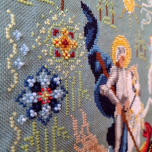 DIGITAL PATTERN St. George and the Dragon - Medieval Knight Catholic ...