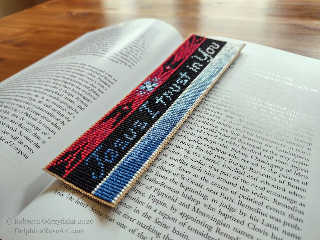 PDF Divine Mercy "jesus I Trust in You" Catholic Cross Stitch Bookmark ...