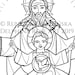 Catholic Coloring Page, Sign of the Cross, Holy Trinity - 5 PDF ...