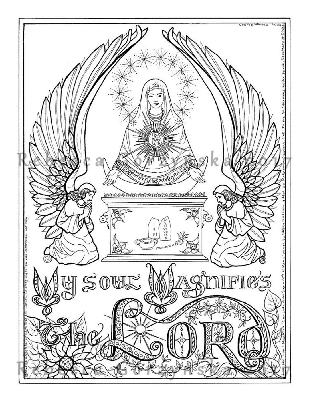 Catholic Tabernacle Coloring Page