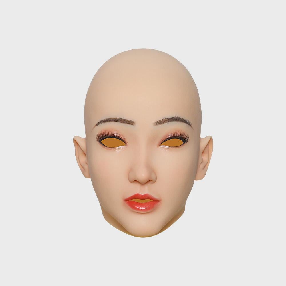Dokier Realistic Silicone Female Mask Headgear Hoods Cosplay ...
