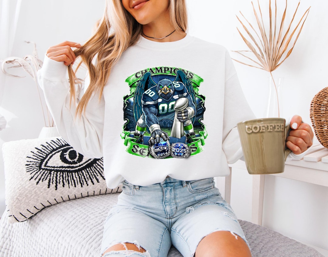 Champion Seattle Football Shirt, 2026 Seattle Champion Sweatshirt ...