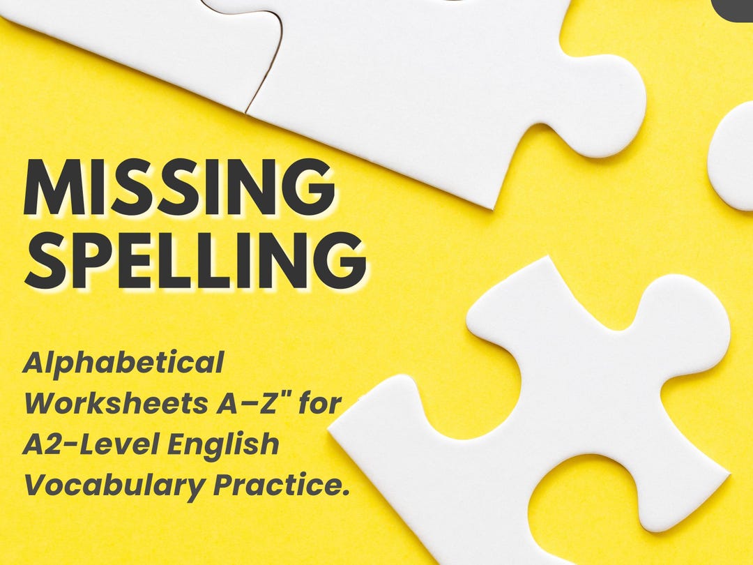 Spelling & Vocabulary Practice Worksheets – 3000 A2-level Words ...