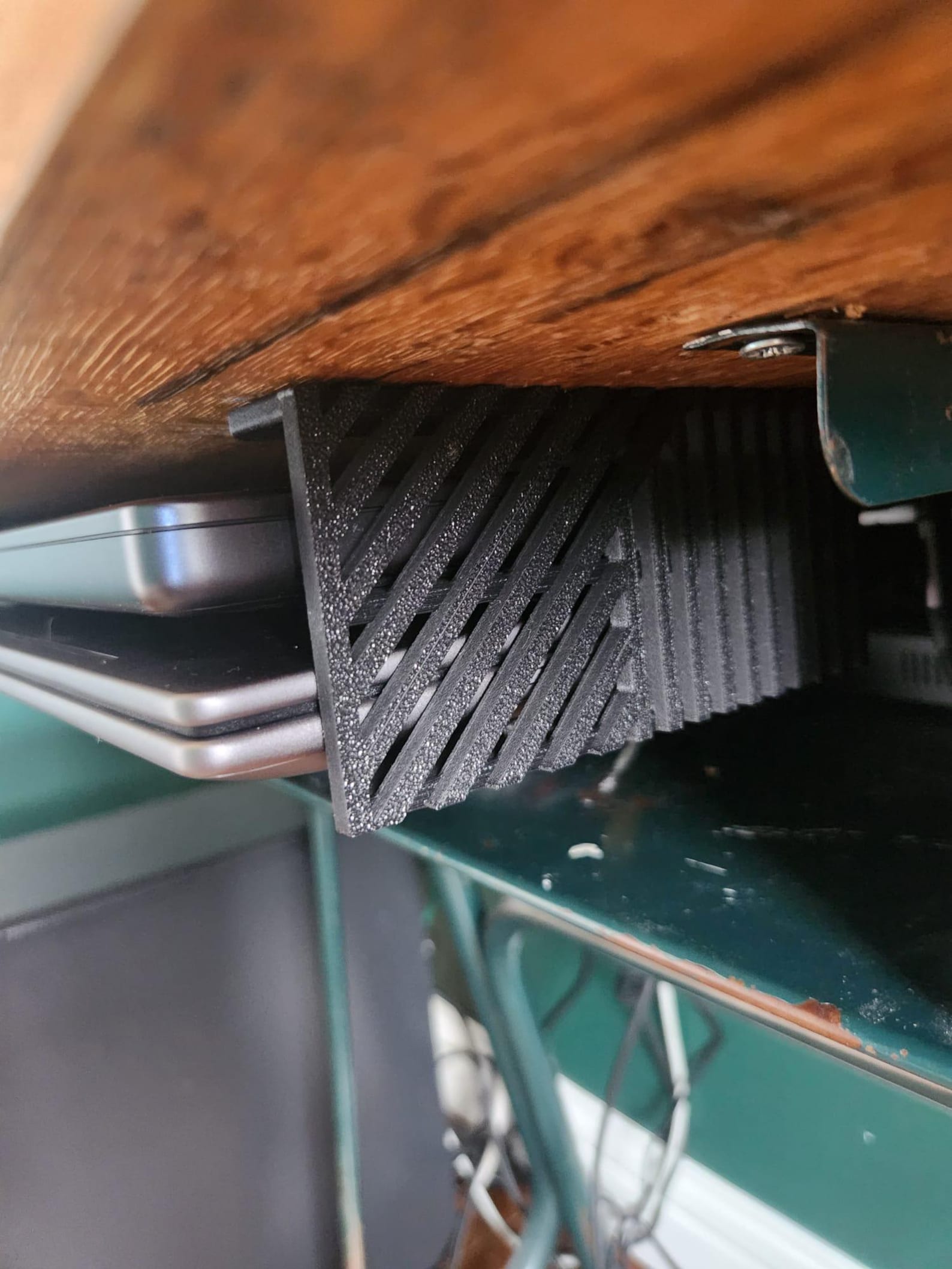 Discreet Under-desk Dual Laptop Mount – Slim, Strong, and Space-saving ...