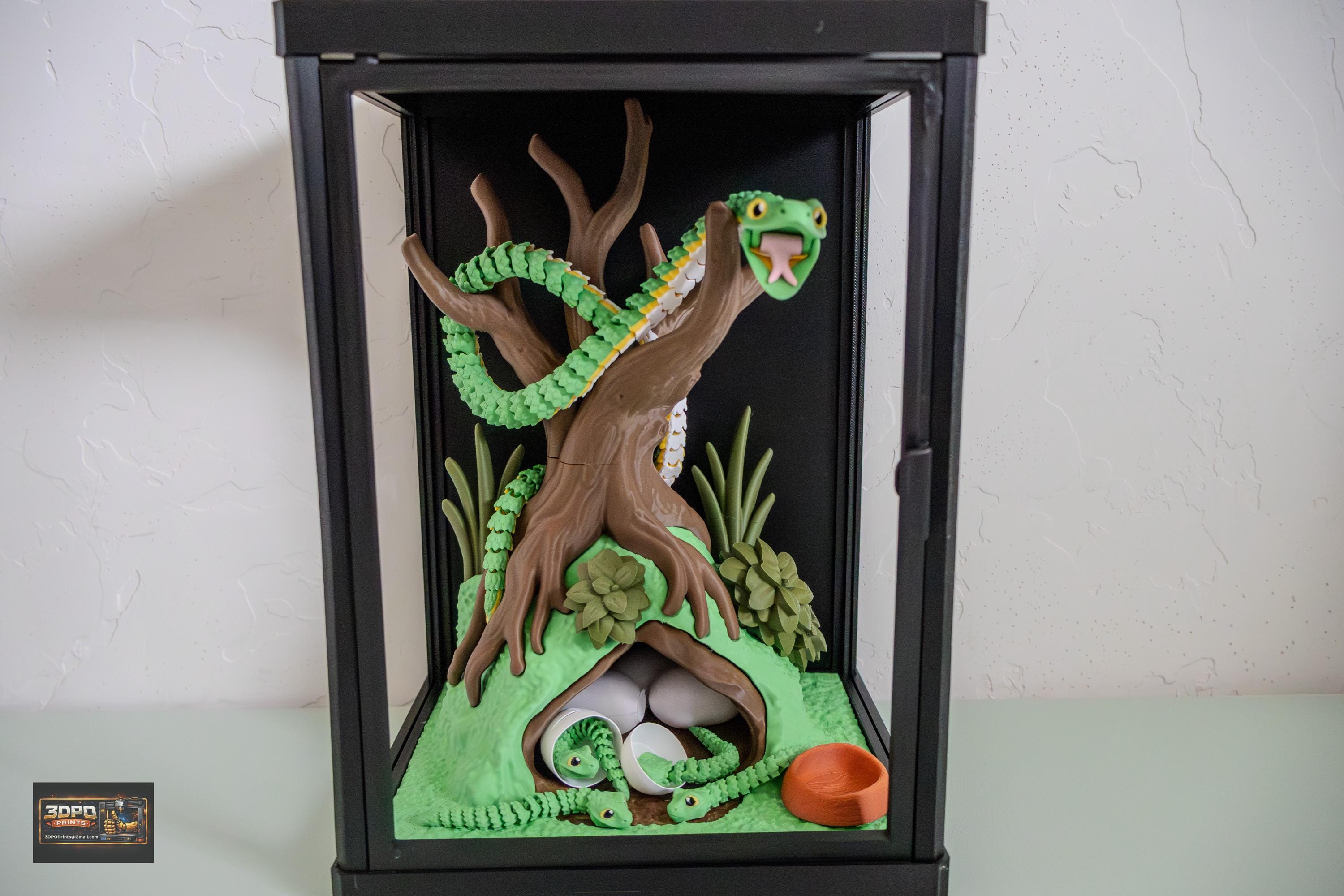 Enchanted Forest Snake & Hatchling Surprise – 3D Printed Articulated ...