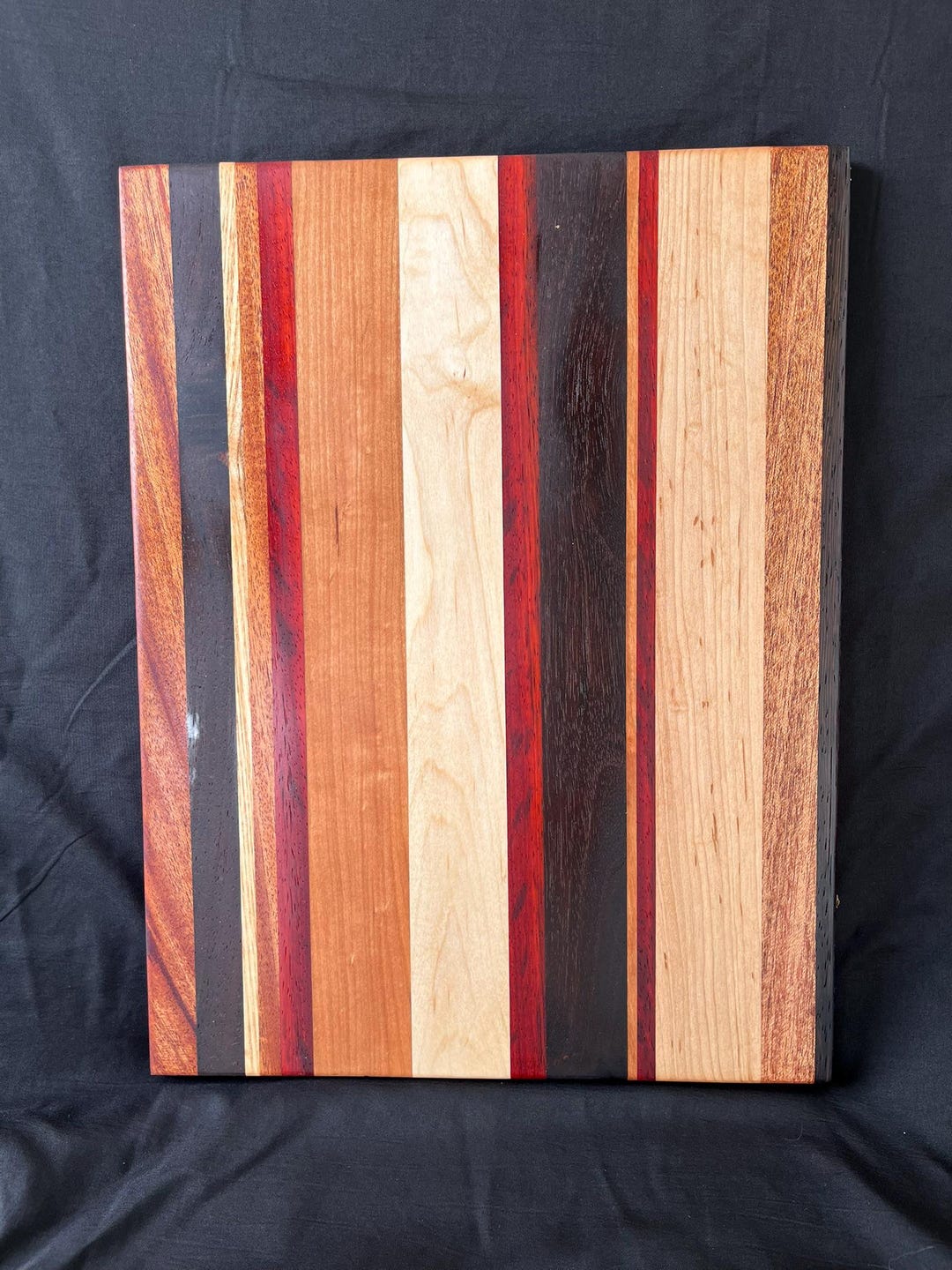Handmade Cutting / Charcuterie Board – Random Width Exotic Hardwoods - Etsy