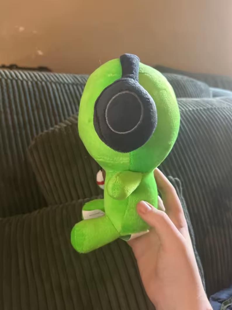 Alan Becker Green Plush Toy – Kawaii Soft Plushie, Cute Gift - Etsy