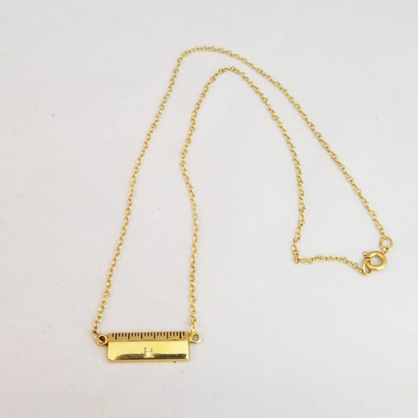 Ruler Necklace - Etsy