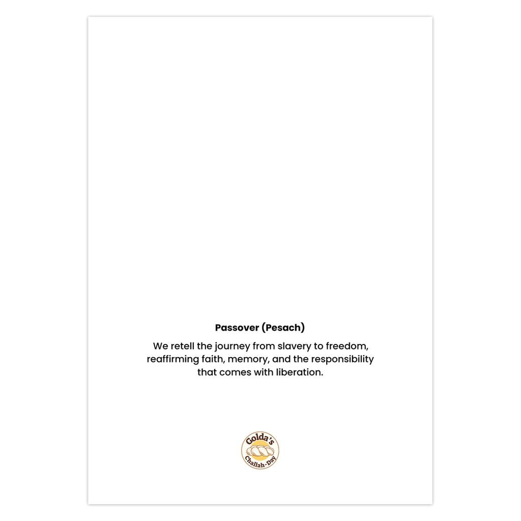 Happy Passover - Cat Holding A Seder Plate | Greeting Card | Blank ...