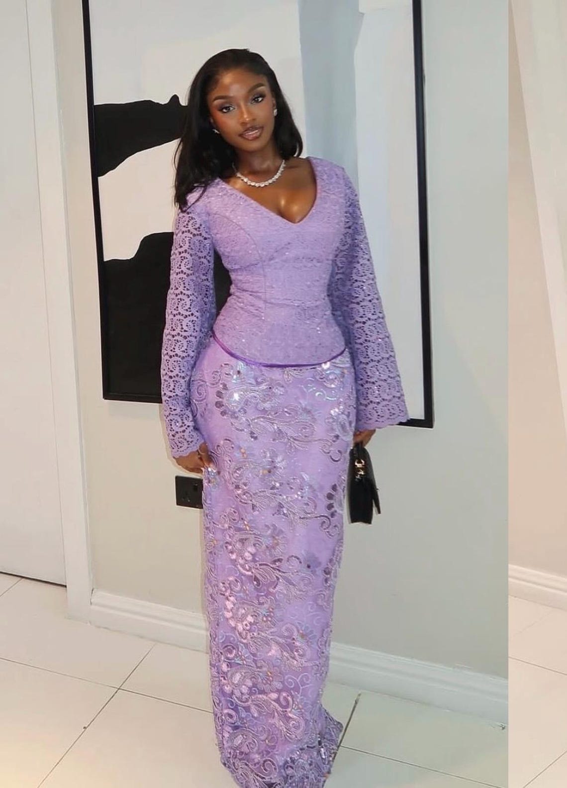 Elegant African Lace Wedding Dress, Cultural Gown - Etsy