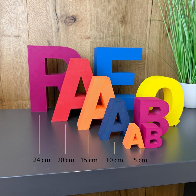 Dude Letters – 3D Letters Customizable for You • Letters for Weddings ...
