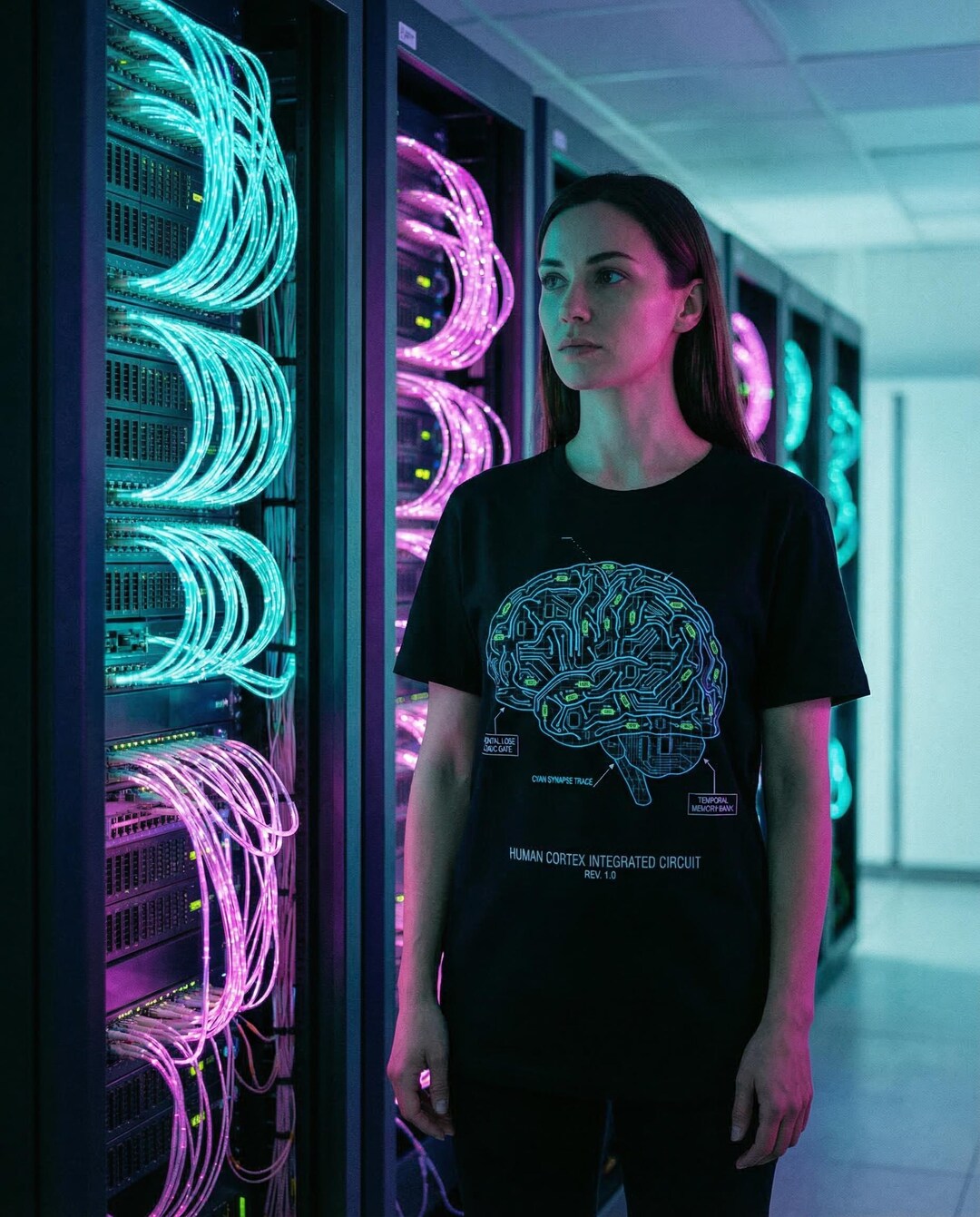 Neural Processor Brain Shirt - Human Cortex Integrated Circuit AI ...