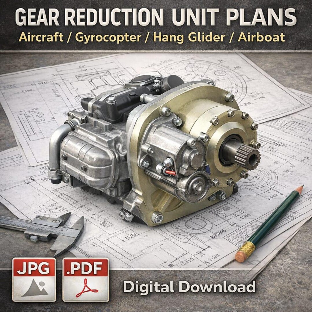 Airplane Gearbox Drawings-pdf-gear Reducer Airplane Gearbox Plans ...