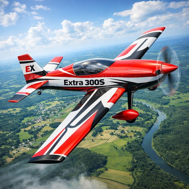 Plans Airplane Extra 300s Rc Cnc Laser Cut Files Dxf Svg Cdr Diy ...