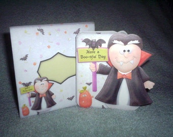 Halloween Dracula Favor Candy Gift Box Editable Text - Etsy