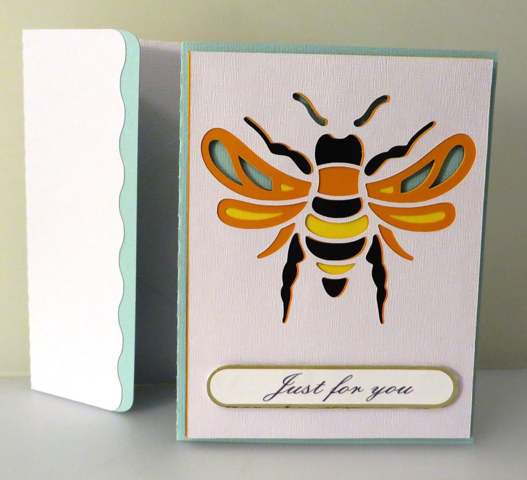 Bumblebee Note Card. - Etsy
