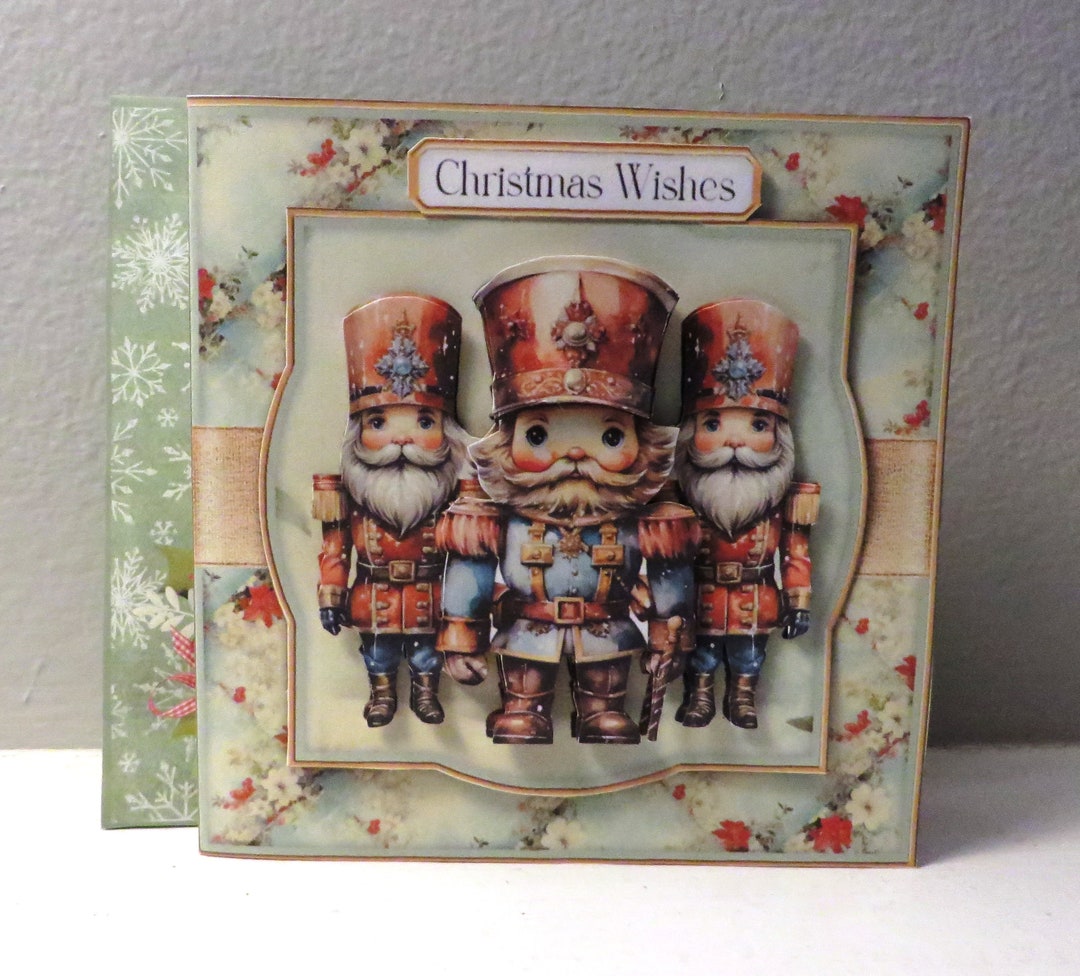 Nutcracker Soldiers Christmas Card. - Etsy