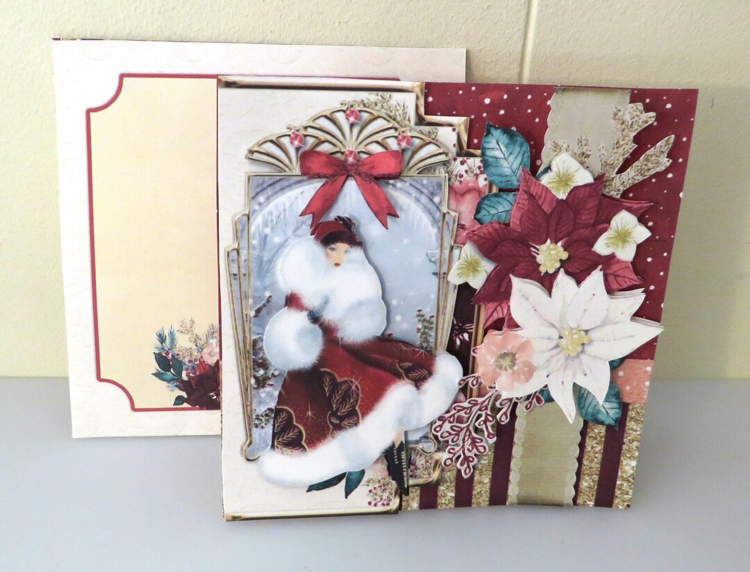Handmade Deco Christmas Explosion Card. - Etsy