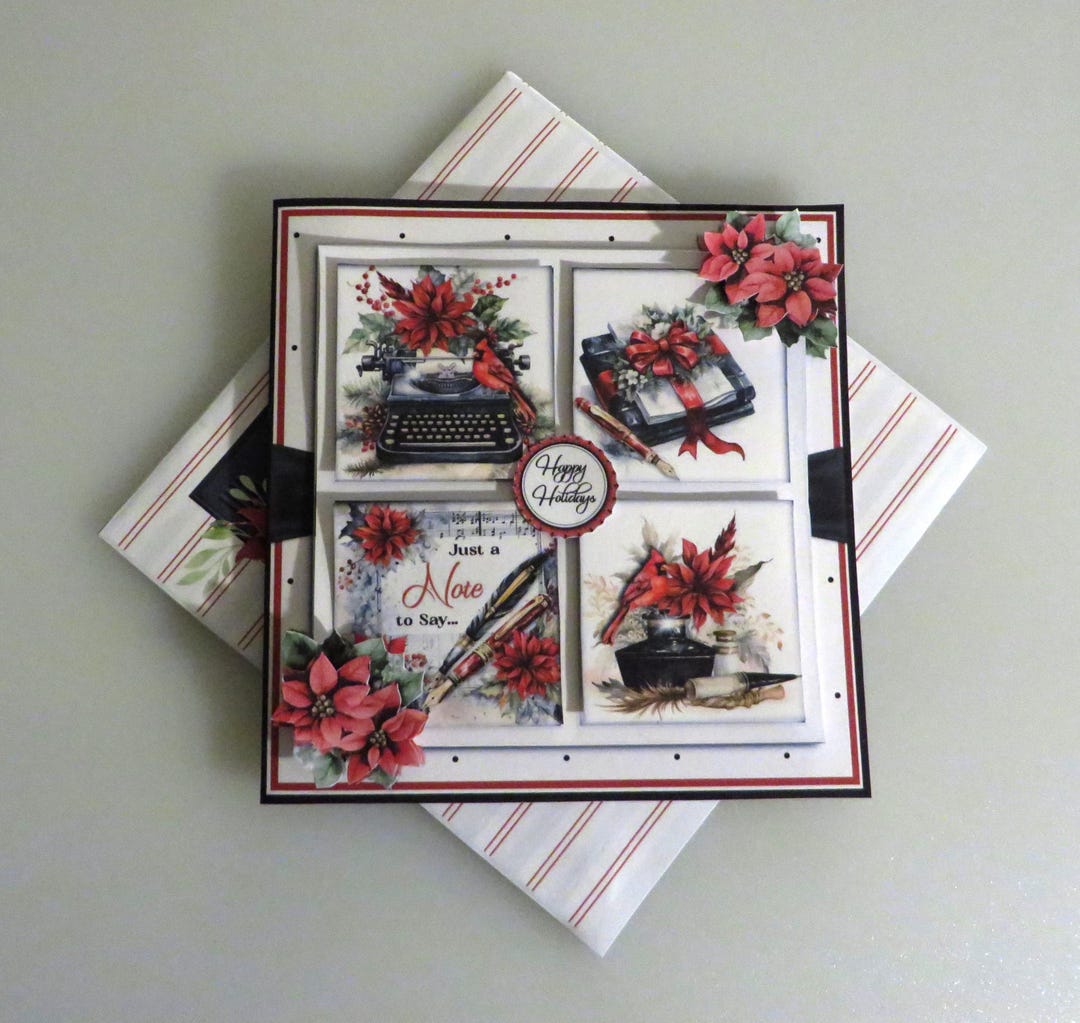 A Christmas Note Card. - Etsy