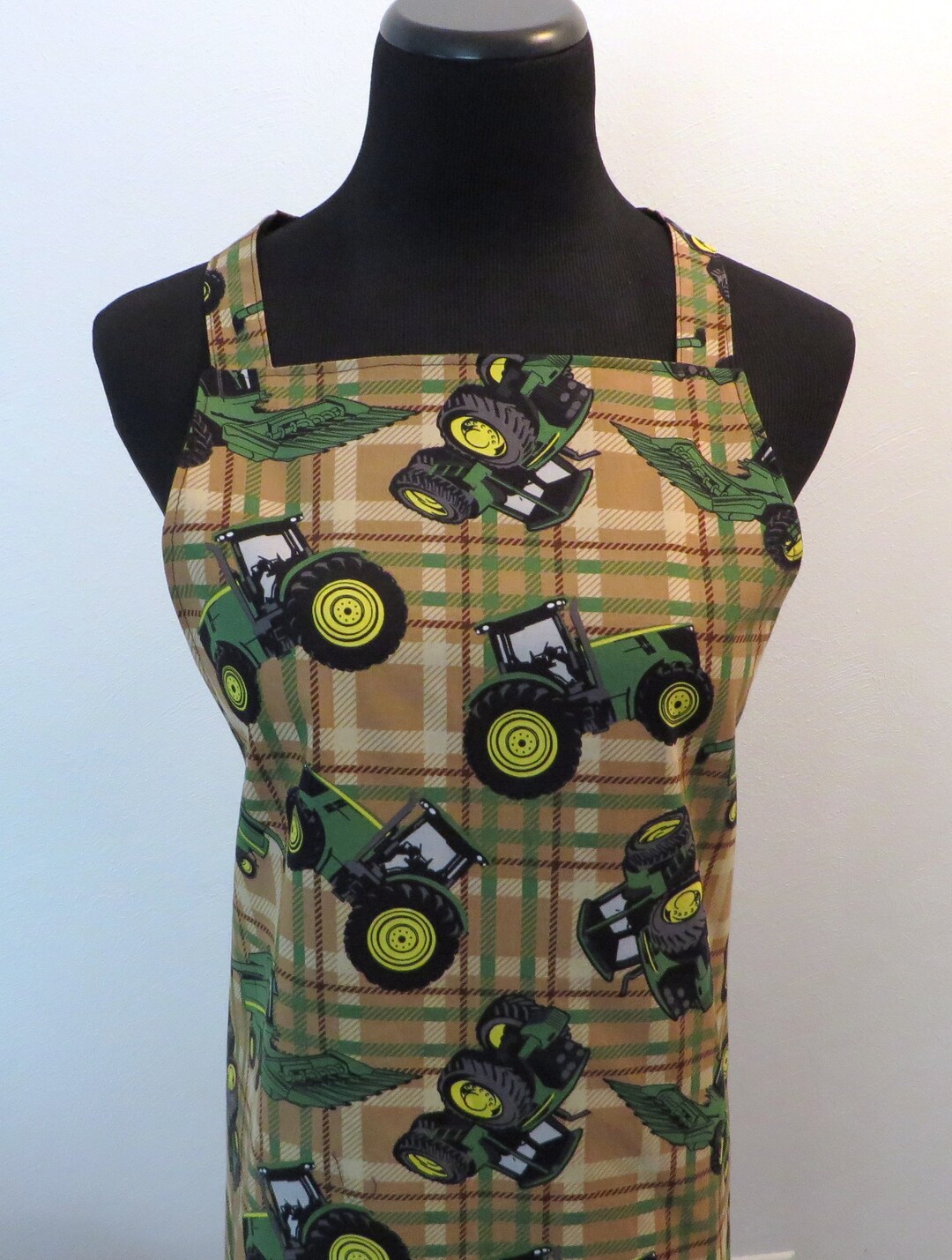 Handmade John Deere Tractor Apron. - Etsy