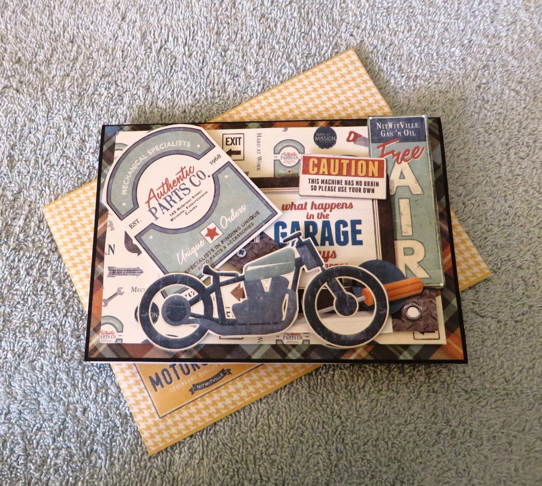 Handmade Mechanic on Duty Birthday Card. - Etsy