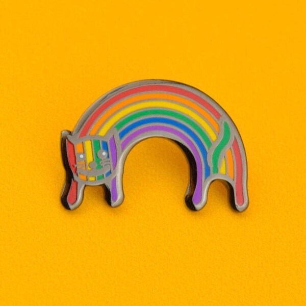 Cat Pin - Etsy