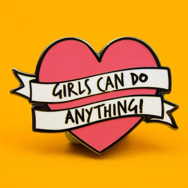 Cute Girl Pin - Etsy
