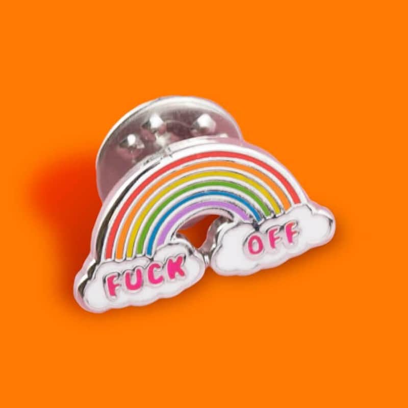 Rainbow Kawaii Pins - Etsy UK