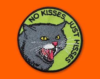 Black Cat Patches Iron on Patches Cat Iron on Patch Patches for Jackets ...