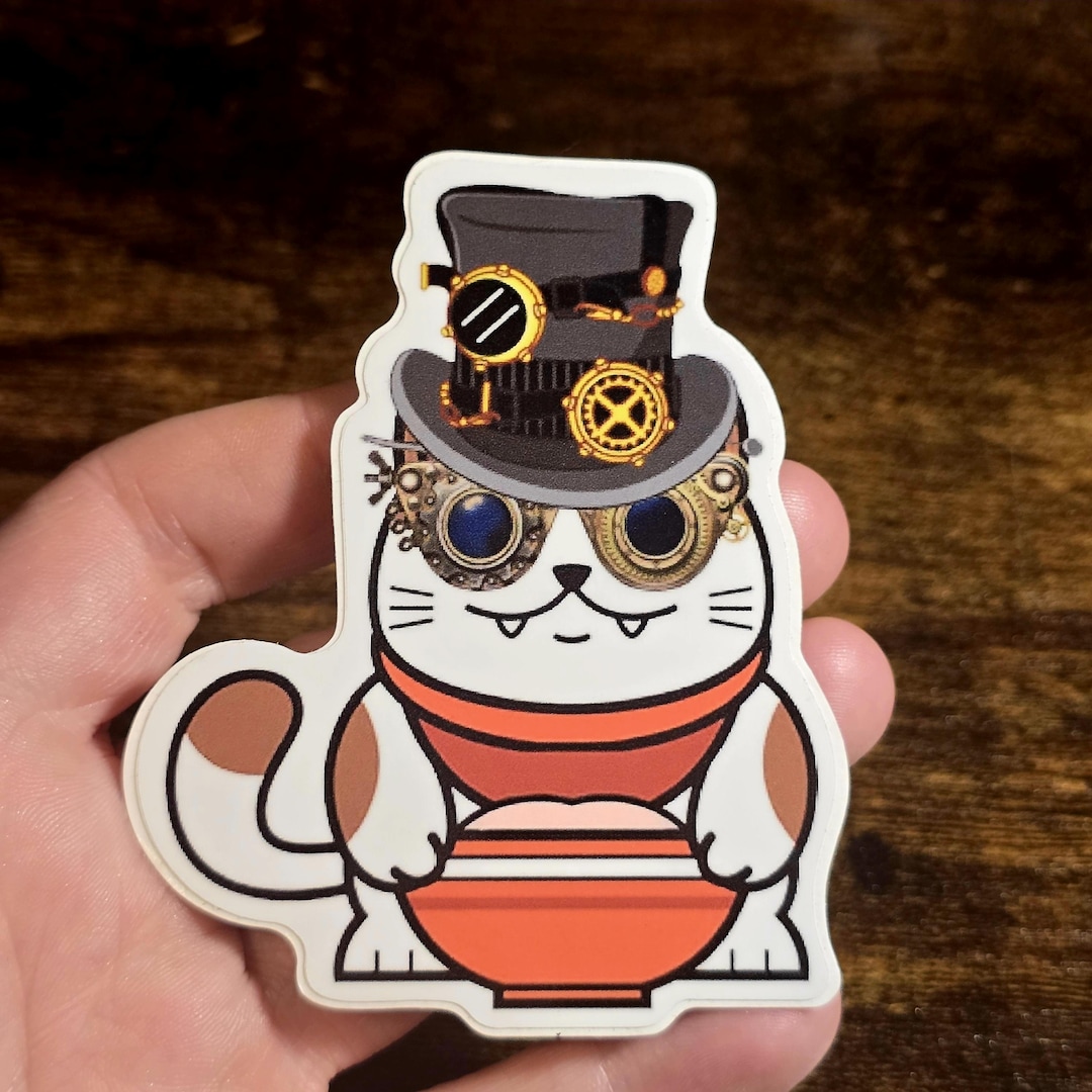 Steampunk Themed Gambit Sticker - Etsy